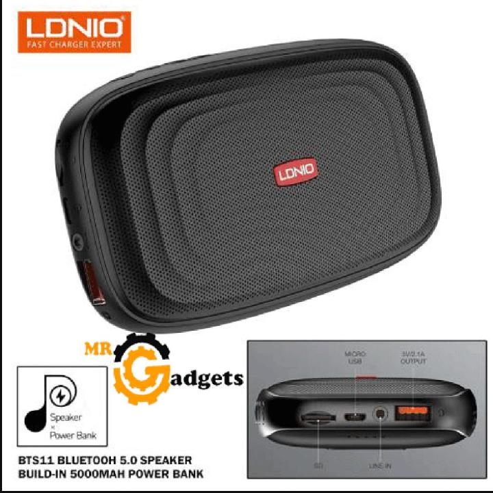 LDNIO-BTS 11 Wireless Bluetooth Speaker With 5000mAh Power Bank Best ...
