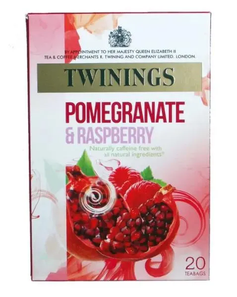 Twinings Pomegranate & Raspberry Tea Bags ,40g ,20 count | Daraz.pk