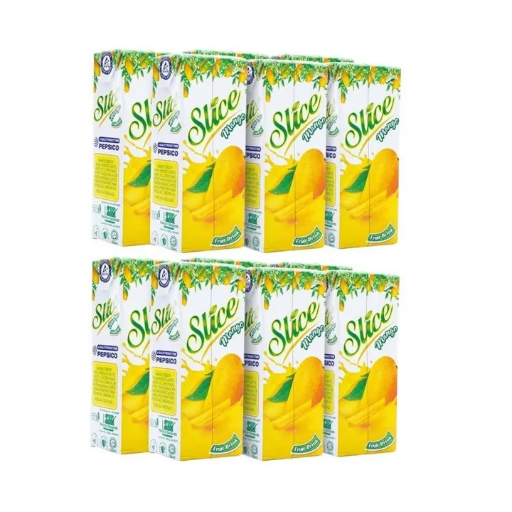 Slice Juice Mango Fruit Drink 200ml Carton Pack of 24 | Daraz.pk