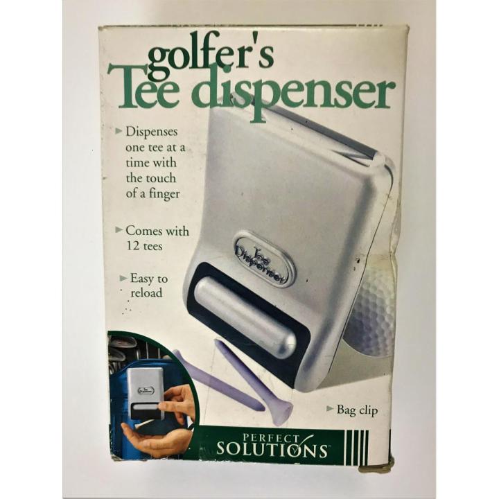Perfect Solutions Golfer's Golf Tee Dispenser Automatic Ejecting Bar ...