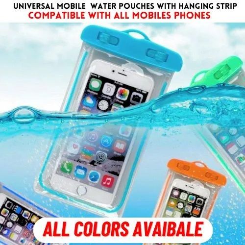 Universal Water Proof Mobile Pouch - Transparent Pouch - Easy To Carry ...