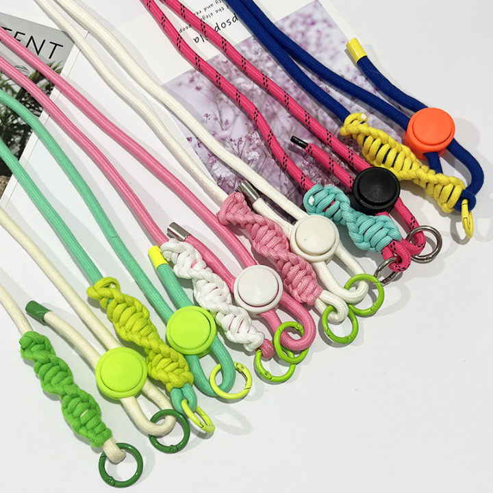 Adjustable Case Crossbody Shoulder Card Neck Cord Clip Hang Wrist Strap ...