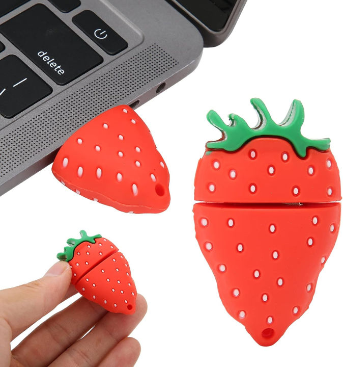 USB Flash Drive 8GB Strawberry Shaped USB Drive | Daraz.pk