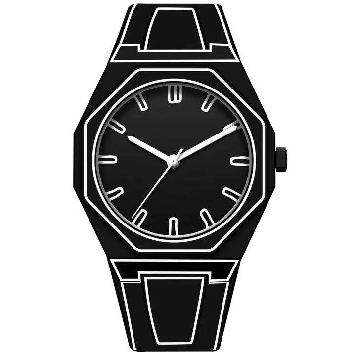 Unique 2D Sketch Style Watch for Men & Women – Cartoon Aesthetic Cel ...