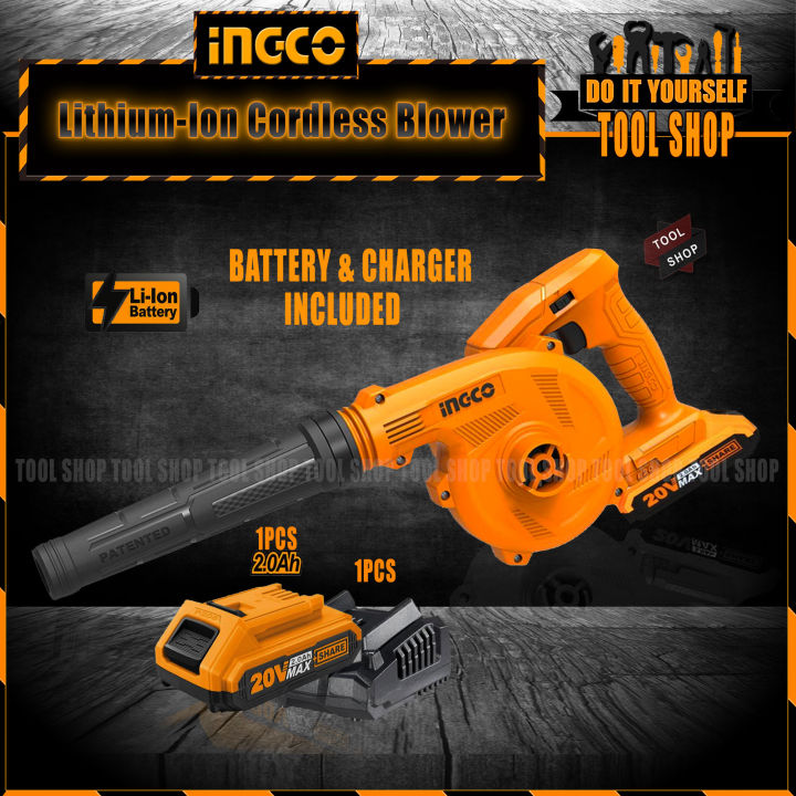 Ingco Original Lithium-Ion Blower with Battery & Charger 20V. | Daraz.pk