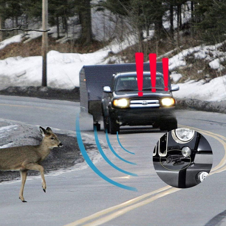 Car Expel Animal Device Upgraded Style ABS Animal Alarm Wind Ultrasound ...