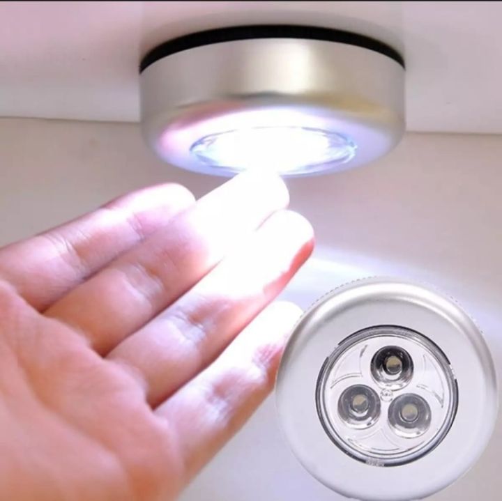 Led faucet light, push button touch lights Battery operated lights for ...