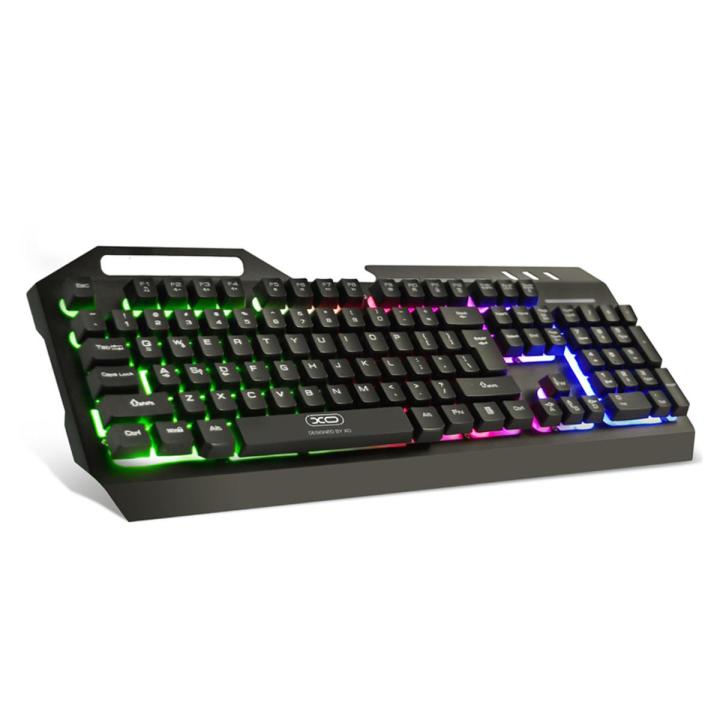XO KB-01 RGB Backlit Metal Gaming Keyboard | Daraz.pk