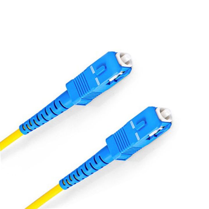 1M 3M 5M 10M 20M 30M SC to SC Fiber Patch Cord Jumper Cable SM Simplex Single Mode Optic for ...