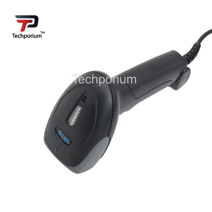 Speed-X 8600 2D Wired CMOS Handheld Barcode Scanner with Stand | Fast ...