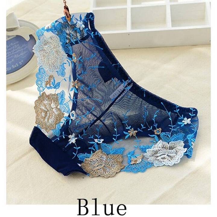 Blue Lace Panty For Women | Daraz.pk