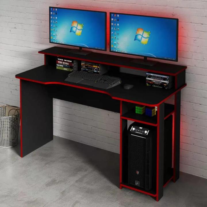 Gaming table Modern Desktop Computer Desk Gaming PC Laptop Desk Work ...