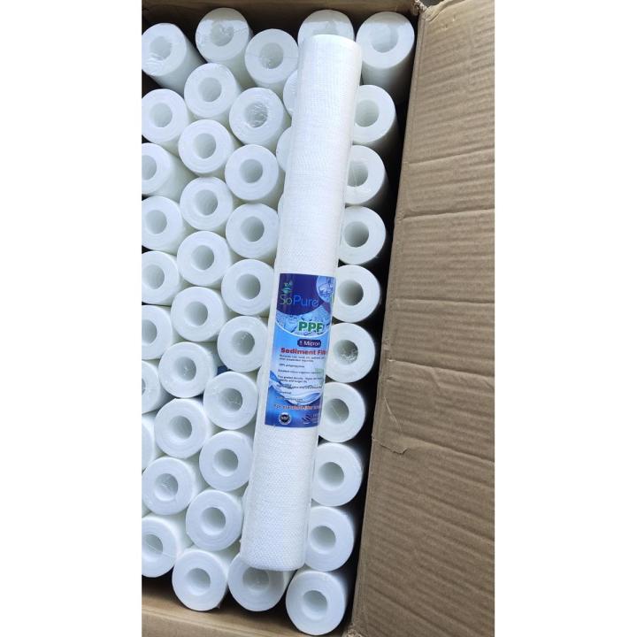 20" Slim Cartridge Ppf So Pure 1 Micron Sediment Filter | Daraz.pk
