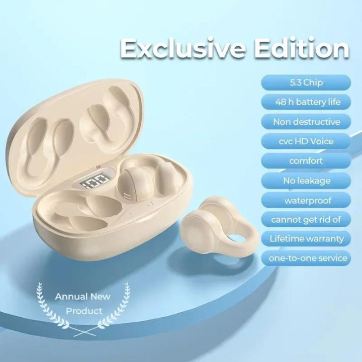 X5 AirLoop Open-Ear Wireless Earbuds – Bluetooth 5.3 Waterproof Sports ...