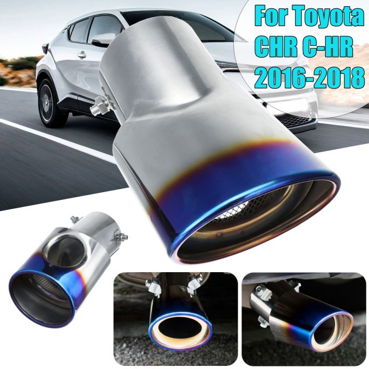 Car Stainless Steel Rear Exhaust Muffler Tip End Pipe For Toyota C-HR ...