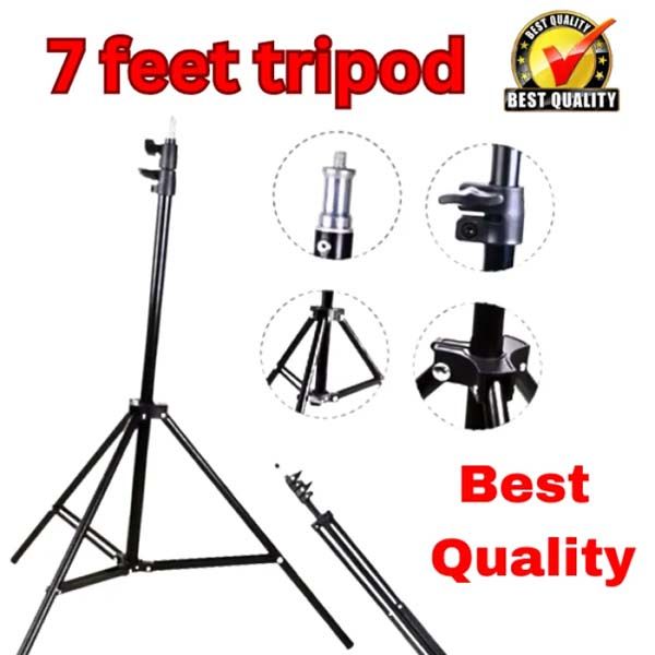 7 Feet Tripod Stand for Ring Lights, Cameras, Light Stand | Daraz.pk