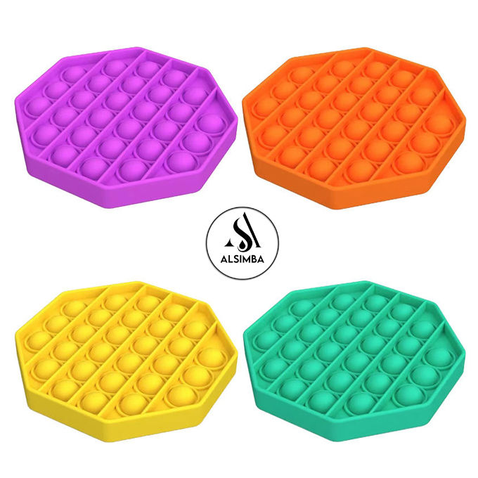 BUY 1 GET 1 FREE Alsimba Push Mini Octagon Popit Bubble Silicone Toy ...
