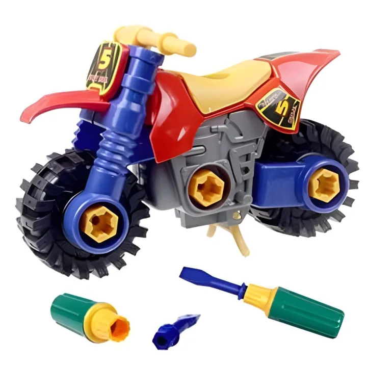 Diy Disassembly Assembly Motorcycle Motorbike Nuts Model Education Kids