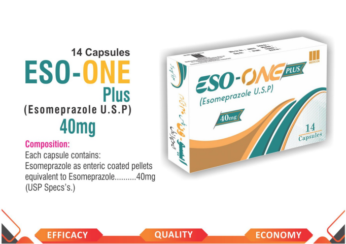 Eso-One Plus (Esomeprazole 40mg) – Relief from Acid Reflux, Heartburn ...