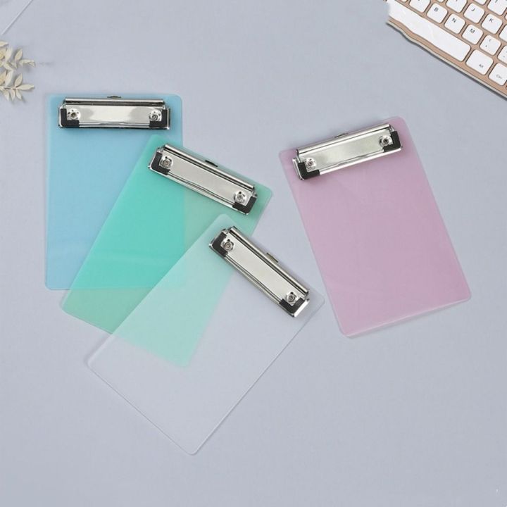 Pretty Colorful Mini Clipboard Plastic Small A6 Clipboards Memo Size ...