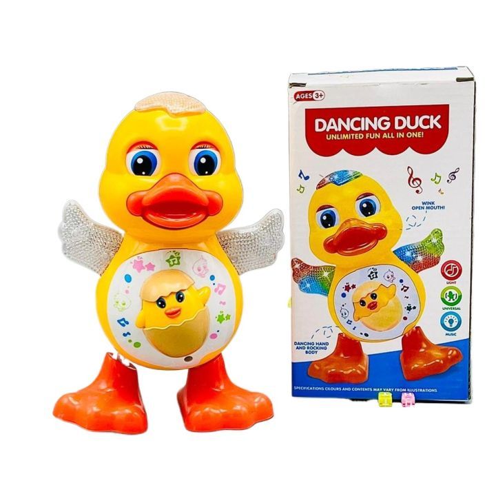 Dancing Duck With Music and Flashing Lights Real Dancing Toy | Daraz.pk