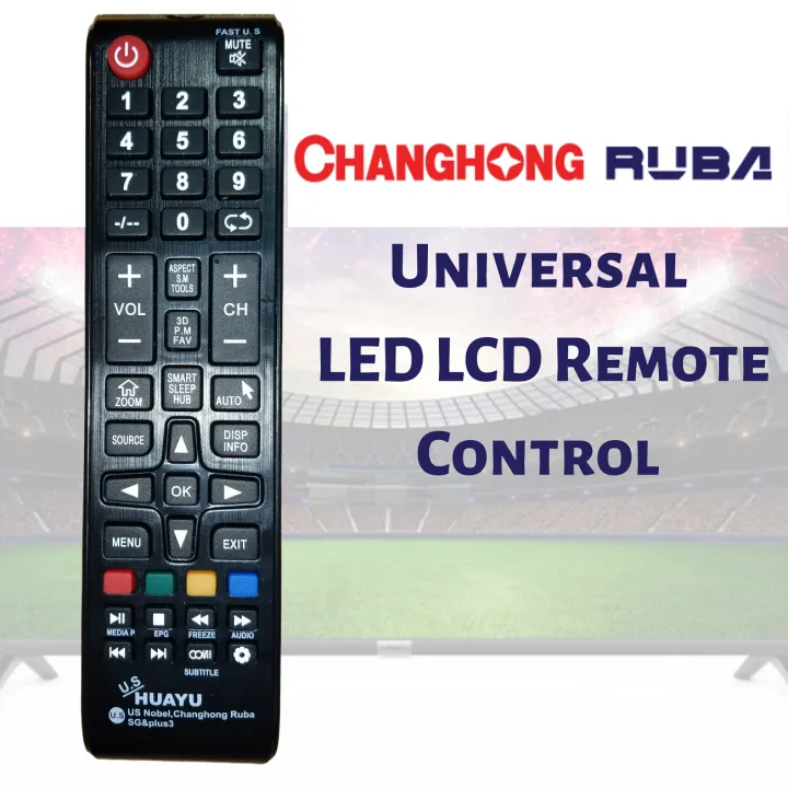 ChanghongRuba Nobel Cemex Universal Remote for LED & LCD Televisions ...