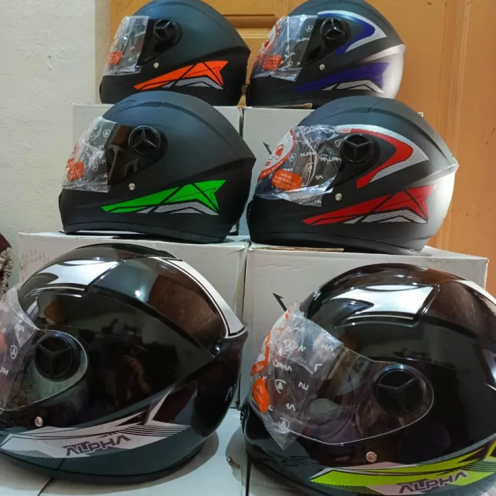 Alpha Helmet For Motorcycle Unbreakable + Safety with Premium Look ...