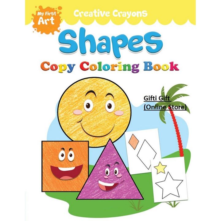 Coloring Book of Shapes Color & Painting Activity For Small Kids | Daraz.pk