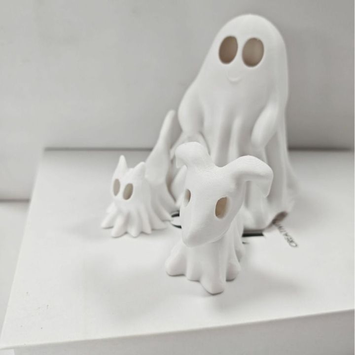Creative Plastic Halloween Ghost Ornaments Durable Choir Ghost Craft ...
