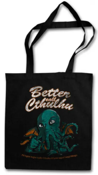 BETTER CALL CTHULHU SHOPPER SHOPPING BAG Wars Horror Arkham Lovecraft ...