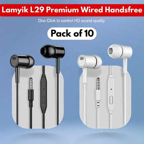 Lamyik L29 Handsfree Handsfree | Universal 3.5mm Earphones | Heavy Bass ...