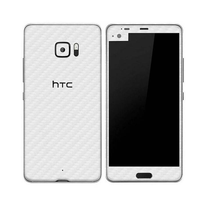 HTC U ULTRA White Carbon Fiber Texture Mobile Skin | Daraz.pk