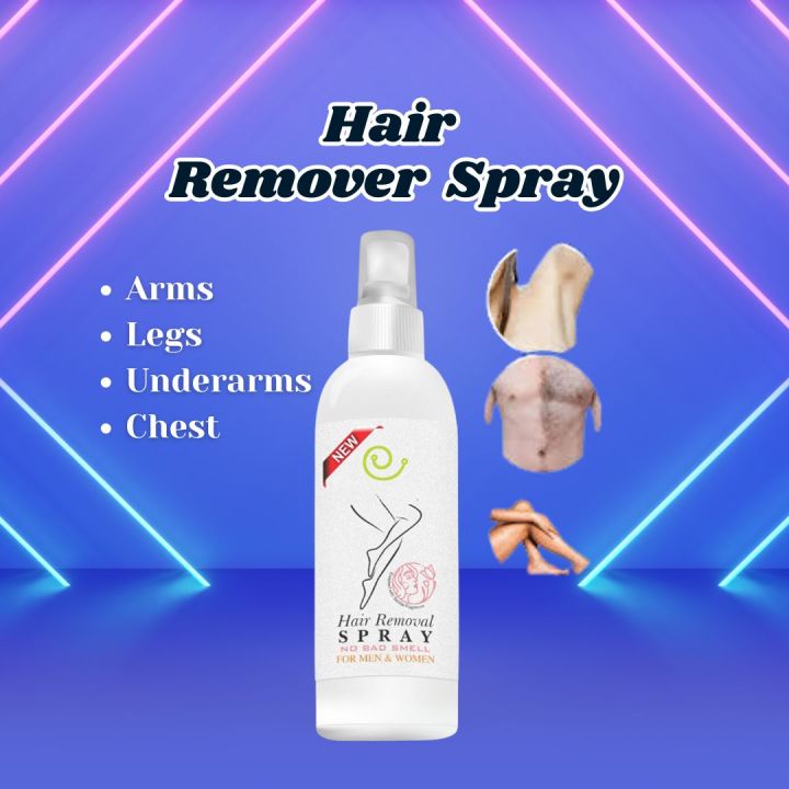 Hair Removal Spray – No Smell, Fast & Gentle Formula for Men & Women ...