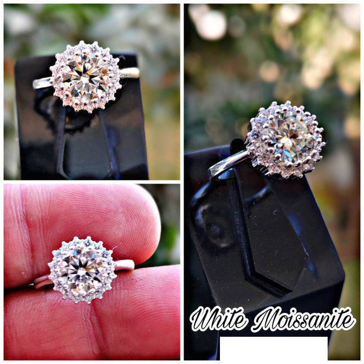 100 % Original white Moissanite Ring | Daraz.pk