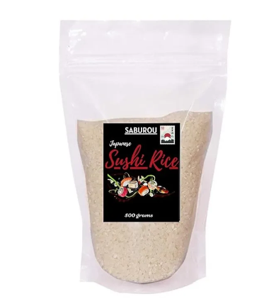Sushi Rice, Calrose Rice, Medium Grain, White Sticky Rice-500gm | Daraz.pk