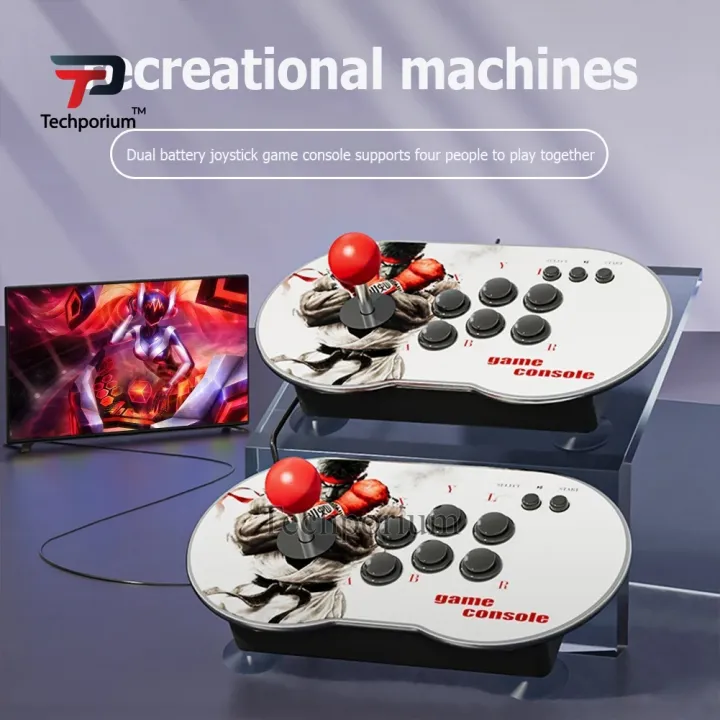 M9 Game Console 64GB 20000+ Classic Games Dual Wireless Controllers HD ...