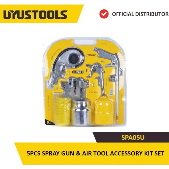 5Pcs Spray Gun & Air Tool Accessory Kit Set - UYUSTOOLS SPA05U | Daraz.pk