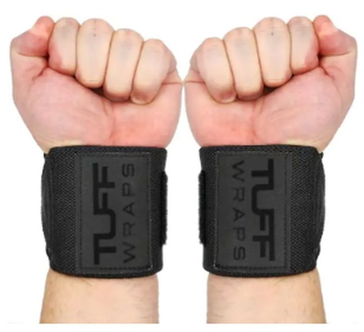 Weight Lifting Wrist Strap,Double Layer Leather Weightlifting Wrist ...