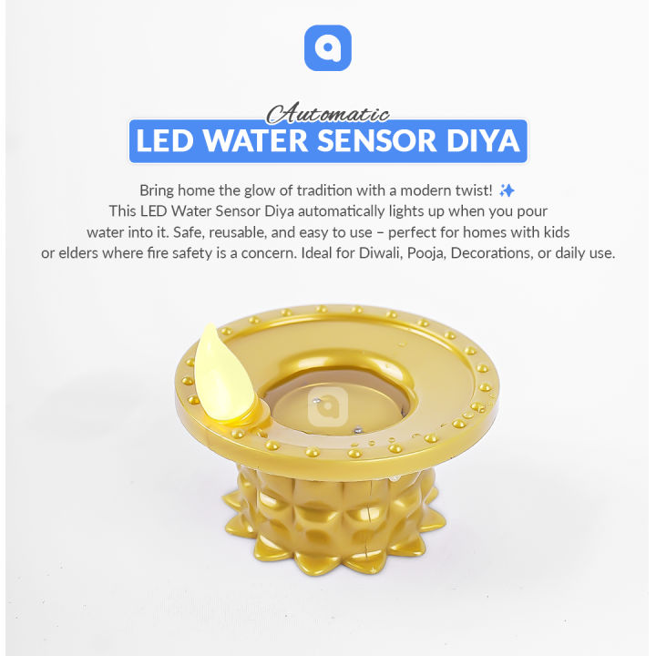 LED Water Sensor Floating Flameless Candles for Wedding Decoration ...