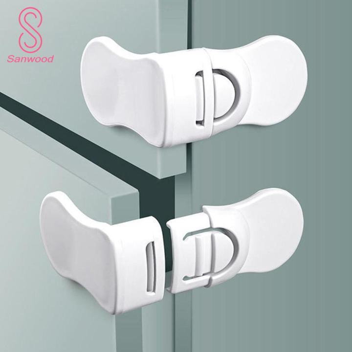 Baby Proof Fridge Lock Self-Adhesive Children Proofing Fridge Oven Door ...