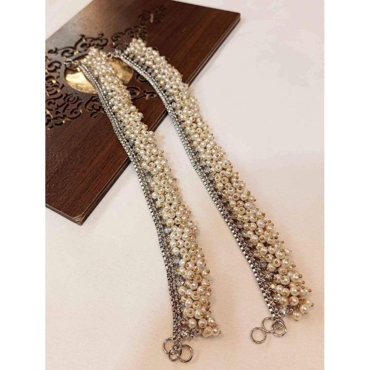 Heavy design payal 2 pes for Girl and Woman | Daraz.pk