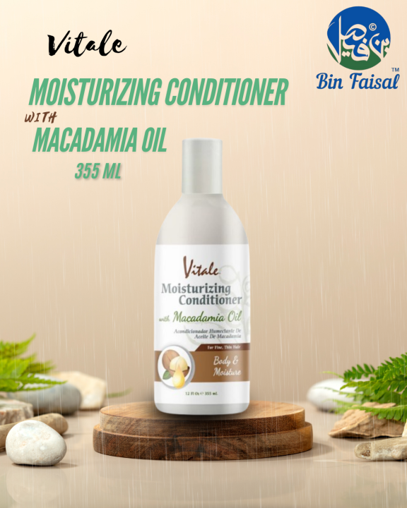 Vitale Moisturising Conditioner with Macadamia Oil 355 ml | Daraz.pk