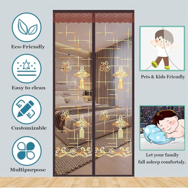 Premium Magnetic Net for Door Anti Mosquito Screen Curtain - Self ...