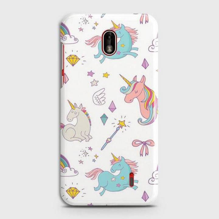 Nokia 1 Plus Cover Case Unicorn Hard Cover- Design 10 Cover | Daraz.pk