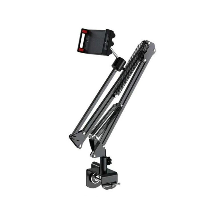Extendable Scissor 360 adjustable Arm Stand For Mobile Vlogging Bed ...