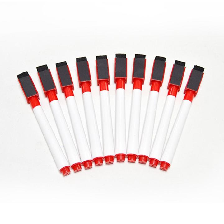 10Pcs/lot red blue black School classroom Whiteboard Pen Dry White ...
