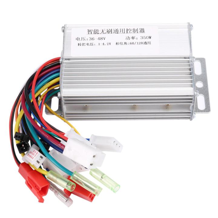 Electric Bike Motor Controller 36V/48V 350W12 Tube Brushless DC Motor ...