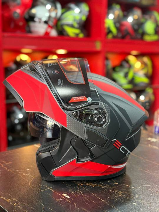 Helmet Jiekai JK-902 FlipUp Dual Visor DOT Approved For Bike Vector VT ...