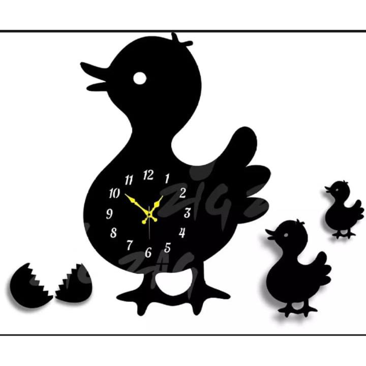 duck Clock , Wall Clock , Wooden Wall Clock , Laser Cut Wall Clock ...