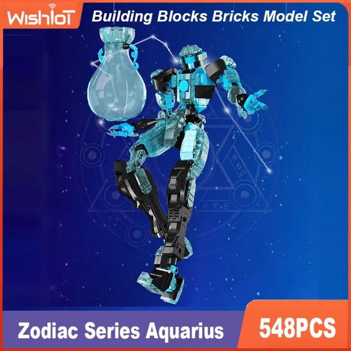 Mould King 10077 Zodiac Series Aquarius Building Blocks – 548 PCS DIY ...